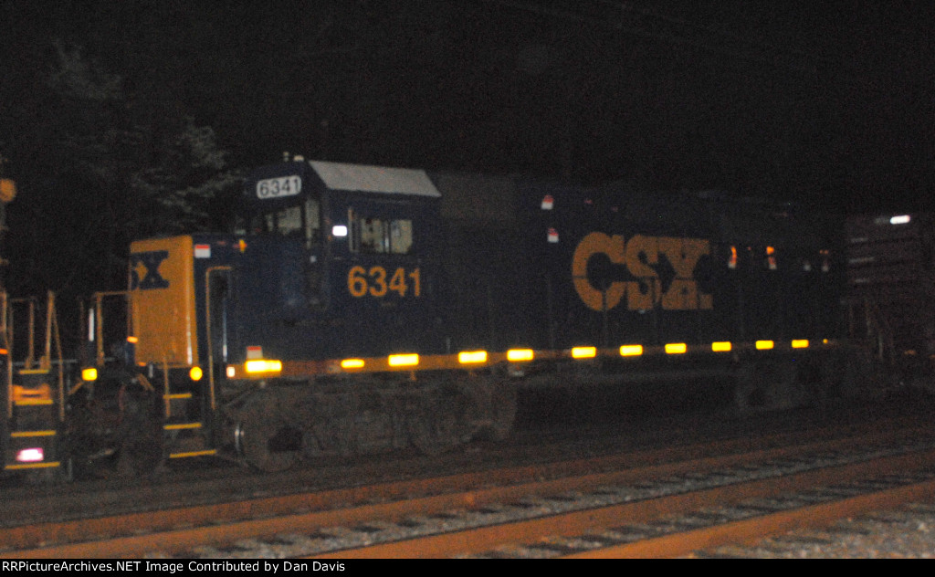 CSX GP40-2 6341 on C746-01 out of Woodbourne Yard